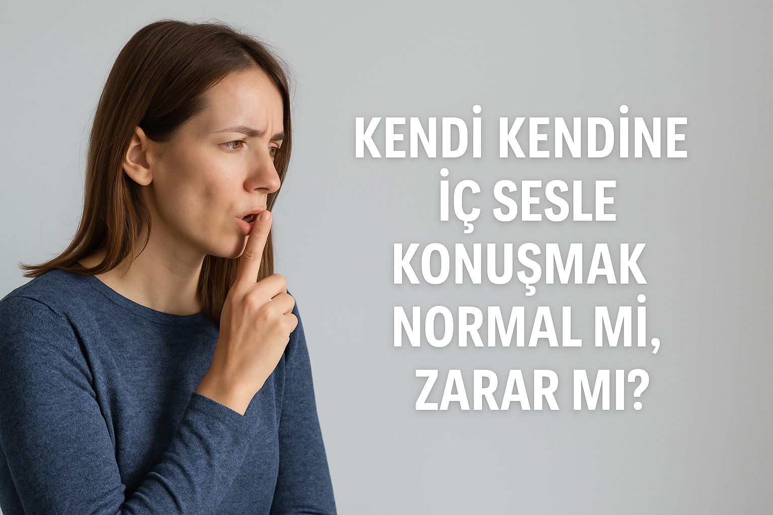 Kendi Kendine İç Sesle Konuşmak Normal mi? Psikolojik Gerçekler